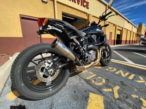 Indian FTR High Mount License Plate relocation Kit 2019 - 2023