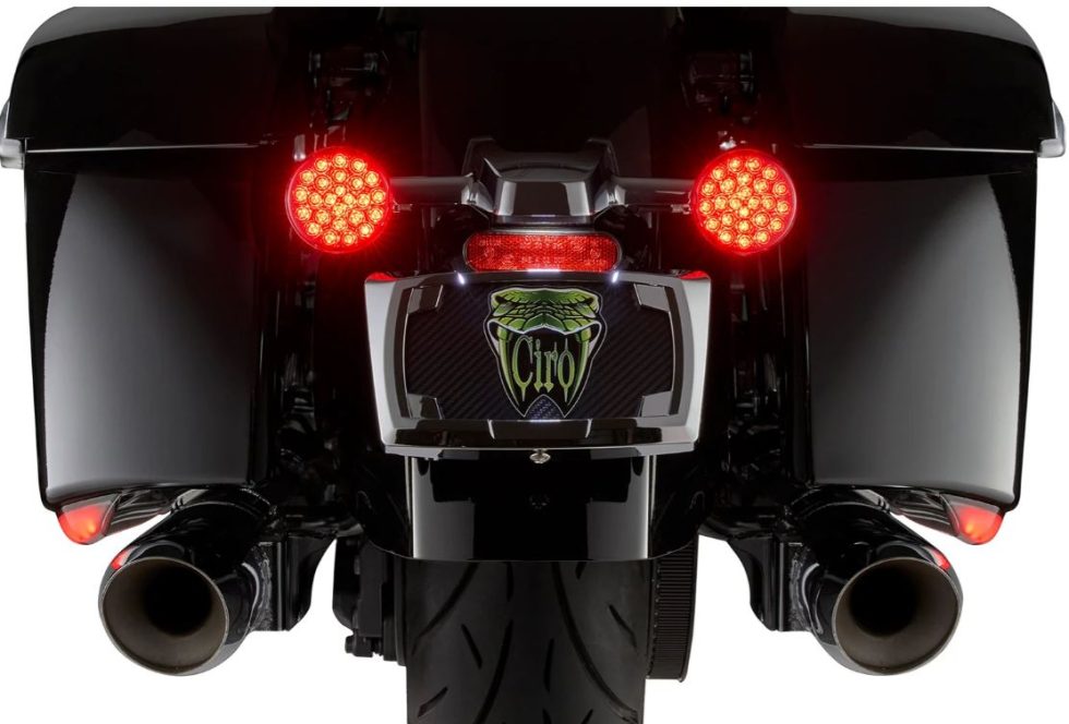 MACHETE SADDLEBAG LIGHTS FOR INDIAN MOTORCYCLES Indian Only Motorcycle ...